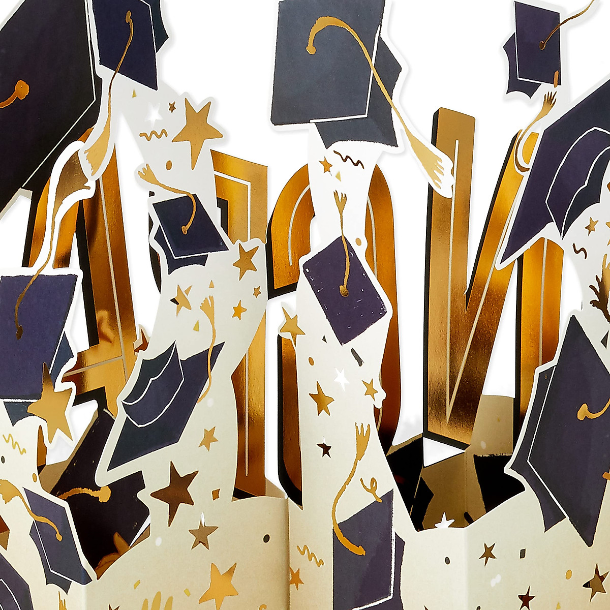 Hallmark Paper Wonder Graduation Pop Up Card (Accordion Fold Congrats)