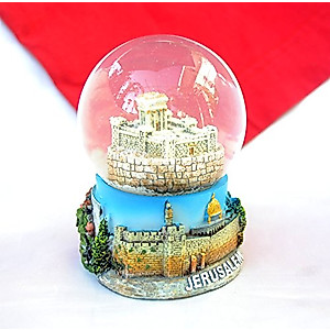 Snowdome Israel Templ of Jerusalem Snowglobe Second Temple holyland 93mm
