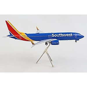 GeminiJets Southwest Airlines Boeing 737 MAX 8 N8730Q; Scale 1:200 G2SWA1008