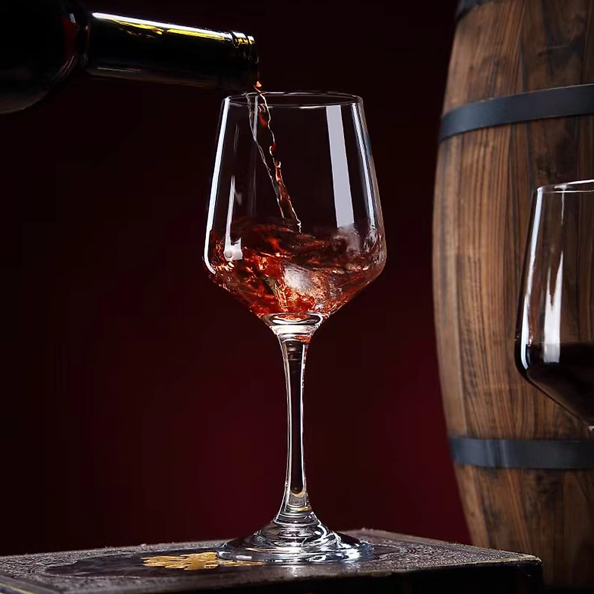 Ufrount Red Wine Glasses Set of 12,11 OZ Classic White Wine Glass with Stem,Elegant Long Stemware Red Wine or White Wine Glassware for Restaurant and Party