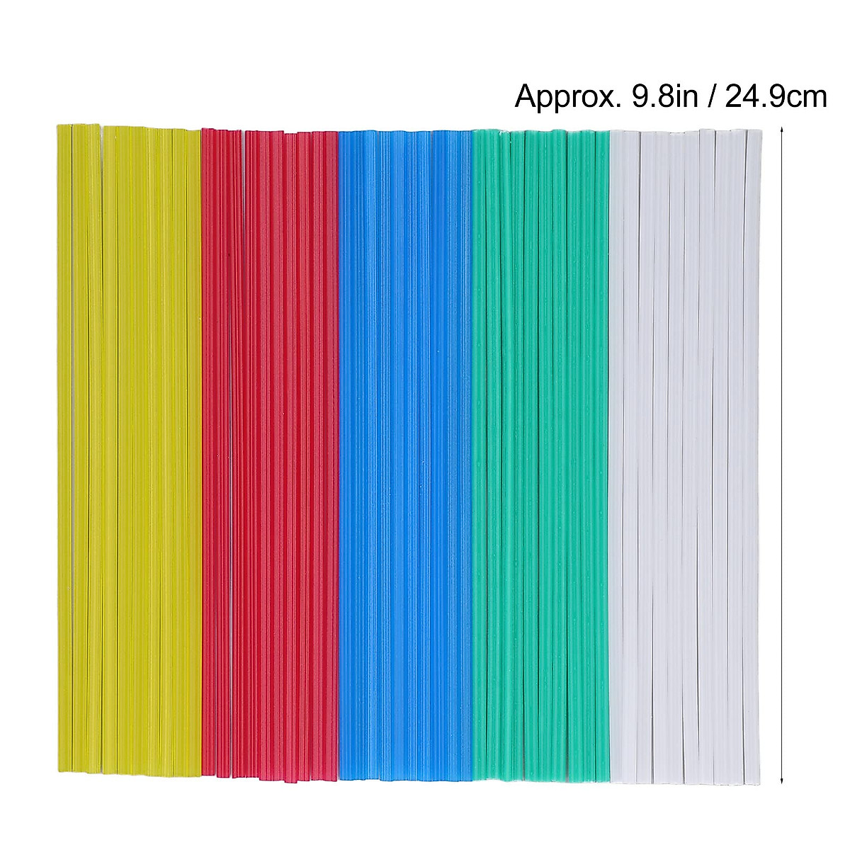 Plastic Welding Rods,106PCS Plastic Welding Rod 12 Colors ABS PP PU PE PA PC TPO Welder Rod for Car Bumper Kayak Repair Kit with Reinforcing Stainless Steel Mesh Plastic Welding Supplies, Plasti