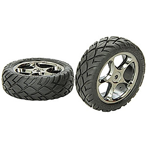 Traxxas 2479A Tires and Wheels Assembled, Front, Bandit, 2-Piece, 111-Pack