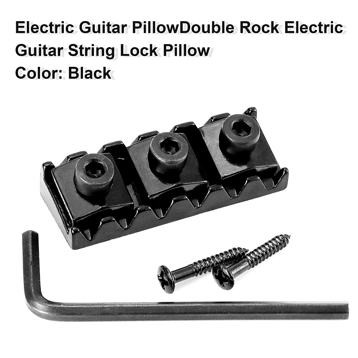 JIUWU 42mm Black Nut Wrench Screw for Floyd Rose Tremolo Double Locking System