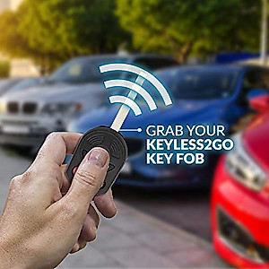 Keyless2Go Replacement for 2 New Uncut Keyless Remote Head Key Fob Ford Focus Escape Transit CMax OUCD6000022 164-R8046