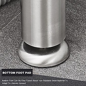 Stainless Steel Floor Mount Mop Sink/Basin with Strainer, Slop Sinks for Commercial Kitchen, Restaurant, Business, Garages, Basements/19.7in