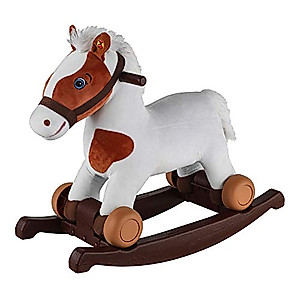Rockin' Rider Carrot 2-in-1 Pony Plush Ride-On, Painted