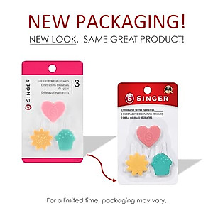 SINGER Decorative Plastic Needle Threaders, 3-Count (7340)