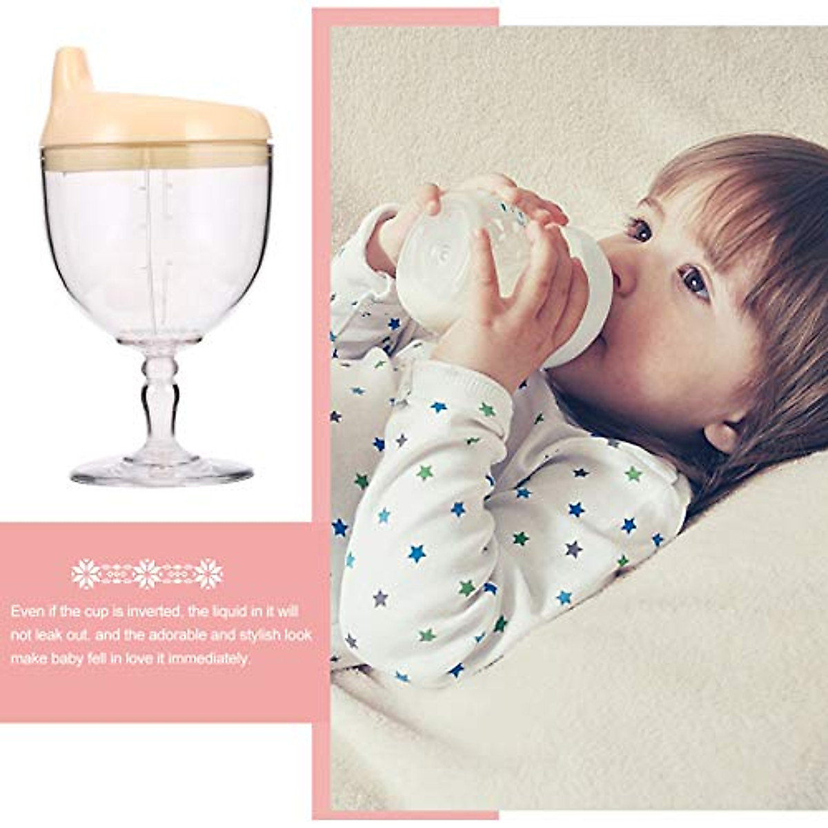 Goblet Multi- Party Practical Multi-functional Large Natural Cup Premium Milk Capacity Baby Toddler