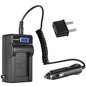 Kastar EN-EL19 LCD AC Battery Charger Compatible with Nikon EN-EL19, Sony NP-BJ1 Battery, Nikon MH-66 Sony NP-BJ1 Charger, Nikon Coolpix S6900, Coolpix S7000, Sony DSC-RX0 Cameras