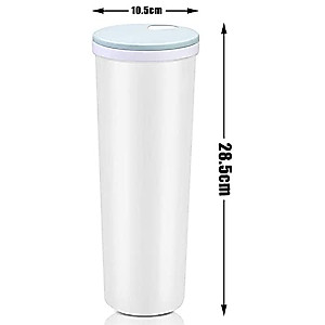 shyness 2 Pcs 2L Tall Clear Spaghetti Pasta with Adjustable Lid,Multi- Plastic Kitchen Food