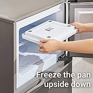 AngelReally Ice Cream Maker Pan and Scraper(Ice Cream Maker Pan)