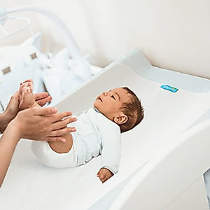 Changing Pad Liner 5 Count Waterproof Baby Diaper Changing Pad Cover 28" X 15" Larger Cotton Flannel Absorbent & Skin-Friendly Portable Changing Pad Liners (Solid Improved Thickness)