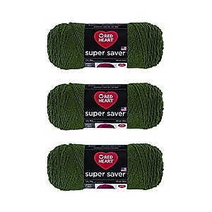Red Heart Super Saver Yarn (3-Pack) Medium Thyme E300-406