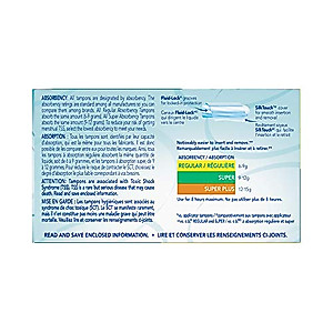 o.b. Pro Comfort Applicator Free Digital Tampons, Regular and Super Multi-Pack - 40 Count