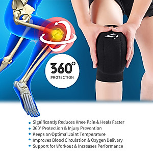 Volleyball Knee Pads with High Protective Low-Profile Soft Padding, Dance Riding Protection for Junior Youth Adult (XL)