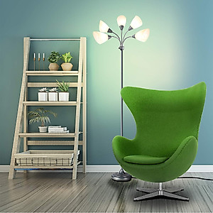 THOVAS Medusa Floor Lamps Standing Lamps 5 Heads Adjustable Reading Light Large Shade Use E26 A19 Bulb Floor Lamps for Living Room Bedroom by ONEXT