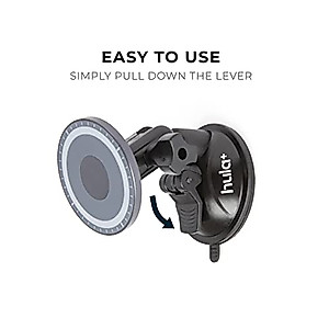 hula+ MagSafe - Mirror/Bathroom/Shower Phone Holder for iPhone 14, 13, 12, Pro, Pro Max, and Mini. Multi-use Everyday Phone Mount with Magnetic Attachment, MagSafe Compatible