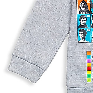 STAR WARS Periodic Table Little Boys Fleece Hoodie 5 Light Heather Gray