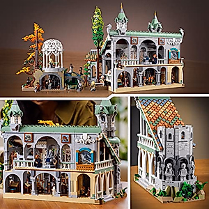 LEGO Icons The Lord of The Rings: Rivendell Building Model Kit for Adults, Construct and Display a Middle-Earth Valley with 15 Minifigures, A Great Gift for LOTR Fans and Movie-Lovers, 10316