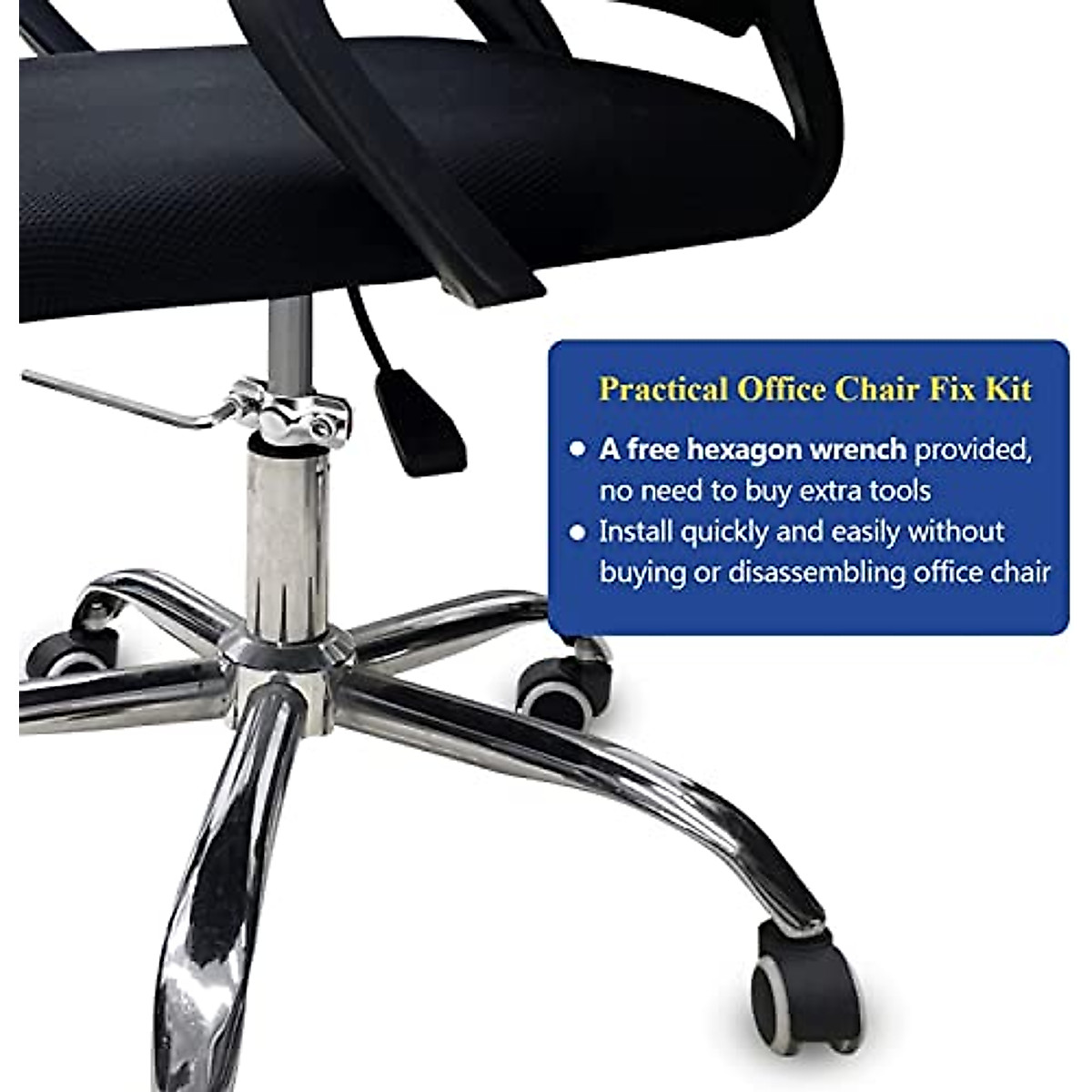 Fix Sinking Office Chair Easily - Stop Sinking Repair Kit