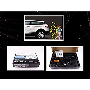 Car Parking Reverse Backup Parking Sensor Radar System,Sound Alert 4 Parking Sensor Waterproof Auto Radar