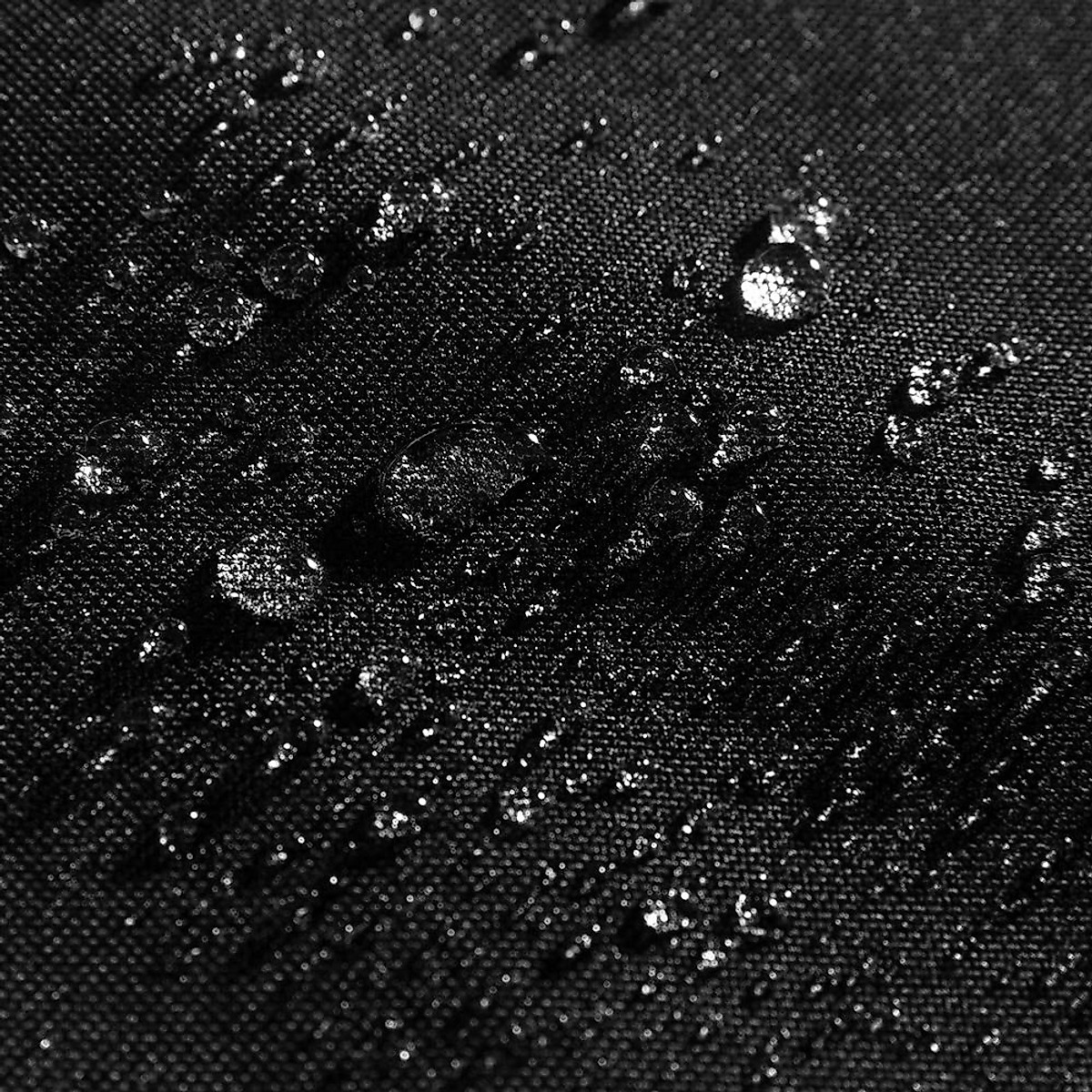 MIULEE Pack of 2 Decorative Outdoor Waterproof Pillow Covers Square Garden Cushion Sham Throw Pillowcase Shell for Spring Patio Tent Couch 18x18 Inch Black