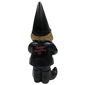 Harley-Davidson Lady Biker Themed Polystone Garden Gnome, 4.5 x 11 in. 544902C