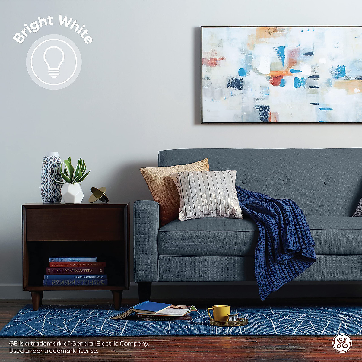 GE Classic LED Light Bulbs, 60 Watt, Bright White, A19 Bulbs (8 Pack)