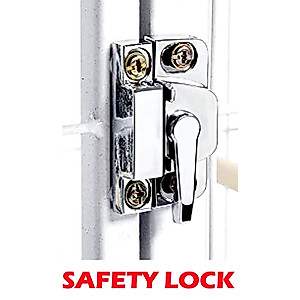 4-Size/2-Color; Extra Large Elegant Durable Play Top Bird Cage Parrot Finch Macaw Cockatoo Bird Wrought Iron Cage (White-Vein)