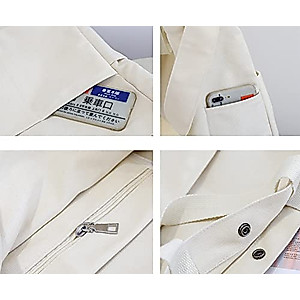 Women Crossbody Bags Large Size Tote Canvas Purse Casual Hobo Bags Shoulder Handmade Bags