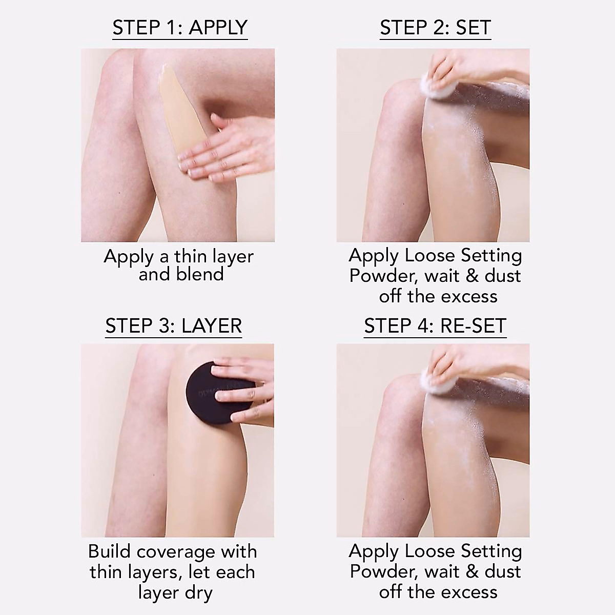 Dermablend Leg and Body Makeup Foundation with SPF 25, 40N Medium Natural, 3.4 Fl. Oz.