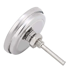 100~700 BBQ Thermometer Temperature Gauge Stainless Steel Double Scale Grill Thermometer Temp Gauge Outdoor Barbecue Smoker Grill