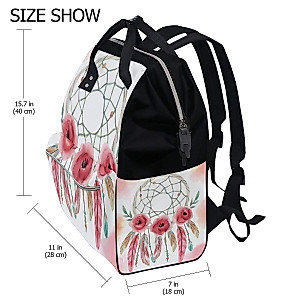 MaMacool Mummy Bag Diaper Tote Bags Larger Capacity Baby Nappy Bag Sweet Dream Catcher Muti-Function Travel Backpack