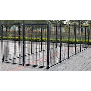 Omitree 9 x 9 x 3.93 ft Modular Dog Exercise Fence Barrier Pet Cat Run New Pen