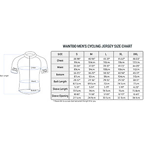 wantdo Men's Cycling Bike Jerseys Short Sleeve Mountain Bike Shirts Quick Dry Bike Clothing Full Zip 3 Rear Pockets Breathable Reflective Orange