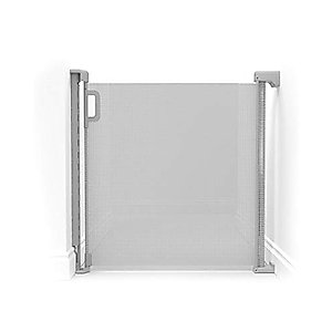 Skip Hop Retractable Mesh Baby Gate, Playview 52-Inch, Grey (Discontinued by Manufacturer)