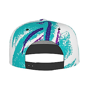 90'S Cup Design Fashion Flat Brim Baseball Cap =>> Suitable for Daily Going Out Sports Outdoor Available in Four Seasons Black