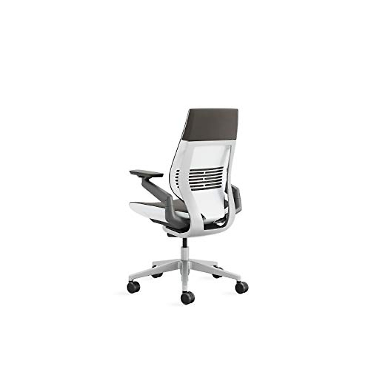 Steelcase Gesture Office Chair - Cogent: Connect Graphite Fabric, Shell Back, Light on Light Frame, Polished Aluminum Base
