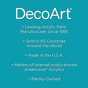 DecoArt Americana Decor Satin Enamels - 2 Pack 8 Oz Classic Black Acrylic Paint Set for Wall Decor, Kitchen Decor, Home Decor Wall Art - DIY Projects & Home Design Furniture Paint Set with E-book
