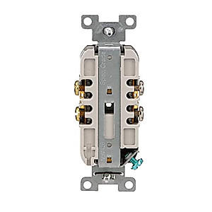 Eaton TRBR20BKBXSP 20-Amp 3-Wire 125-Volt Tamper Resistant Commercial Grade Duplex Receptacle 2-Pole, Black