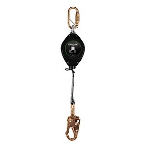Frontline RPW11 Web Single Leg SRL with Steel Snap Hook End |OSHA & ANSI Compliant SRL | Durable, Lightweight & Compact | Tangle Free Webbing | Construction Safety Yoyo