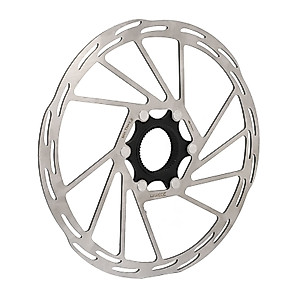 Bike Disc Brake Rotor, 203mm Disc Brake Rotor with Center Lock Adapter, Disc Brake Conversion Accessories Parts for Road Bike Mountain Bike for Disc Brake Hub with Center Lock