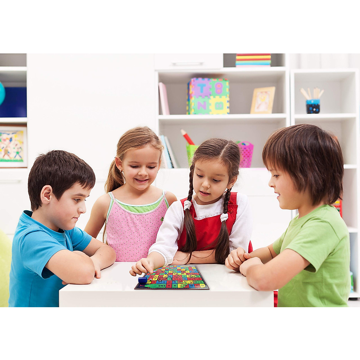 Snakes and Ladders Board Game for All Ages - Fun Family Games Snakes and Ladders for 2-6 Players