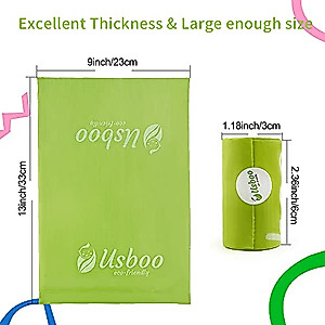 Disposable Diaper Bags for Baby, 20 Refill Rolls/300 Bags Waste Bags with Dispenser, Convenient and Quick Diaper Disposal, Unscented