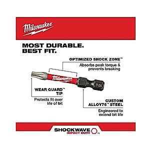 Milwaukee Shockwave Impact Duty Alloy Steel Drill and Screw Driver Bit Set (120 Piece)
