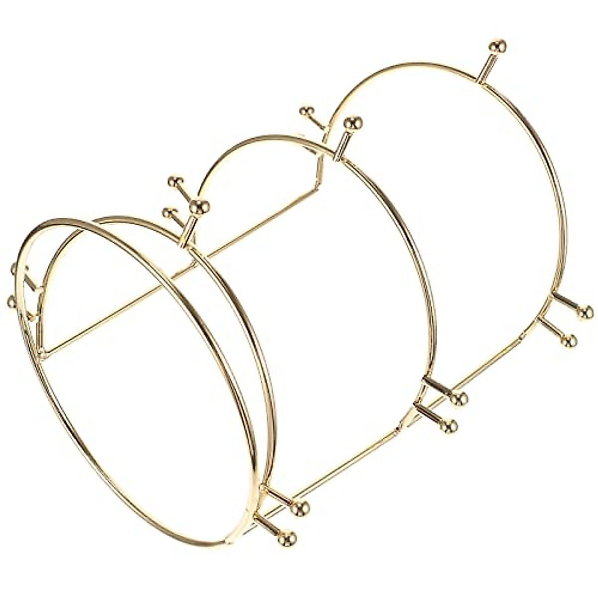 LUOZZY Three-Tier Bride Headband Storage and Display Stand Crown Storage Rack Home Supplies