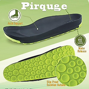 Gold Pigeon Shoes GP Pirogue Orthoheel Slide Sandal: 9030 Navy, Women Size 13 & Men Size 11-11.5 (9030-navy-44)