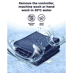 Electric Heated Blanket Twin Size 62"x84" for Home Bedding Use Large Oversized Soft Flannel Velvet Controller with 4 Heating Levels and 10 Hours Auto Shut Off Machine Washable -(Blue, Twin(62"x84"))