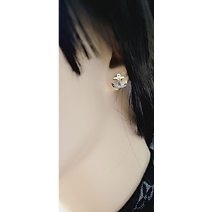 DianaL Boutique 316L Stainless Steel Nautical Marine Anchor Stud Earrings Gift Boxed Fashion Jewelry