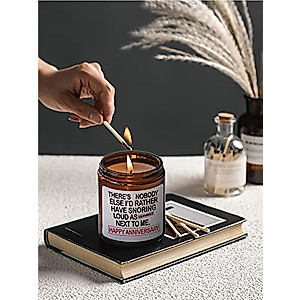 Gifts for Him, Anniversary Romantic Gifts for Him Boyfriend Husband, Funny Birthday Valentine's Day Gifts for Men Dad, Fireside Scented Candles